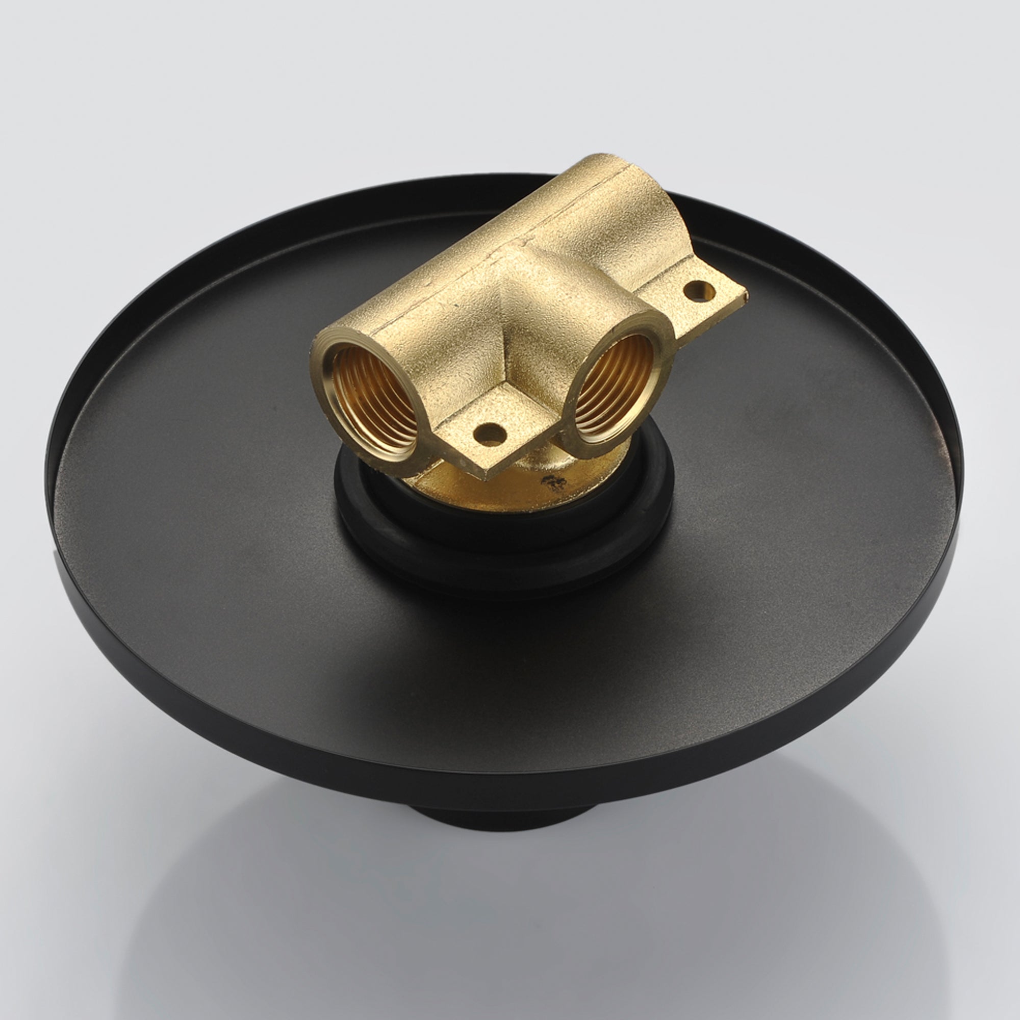 Wall Mounted Shower Faucet, Single Function and Rough-in Valve Includ ...